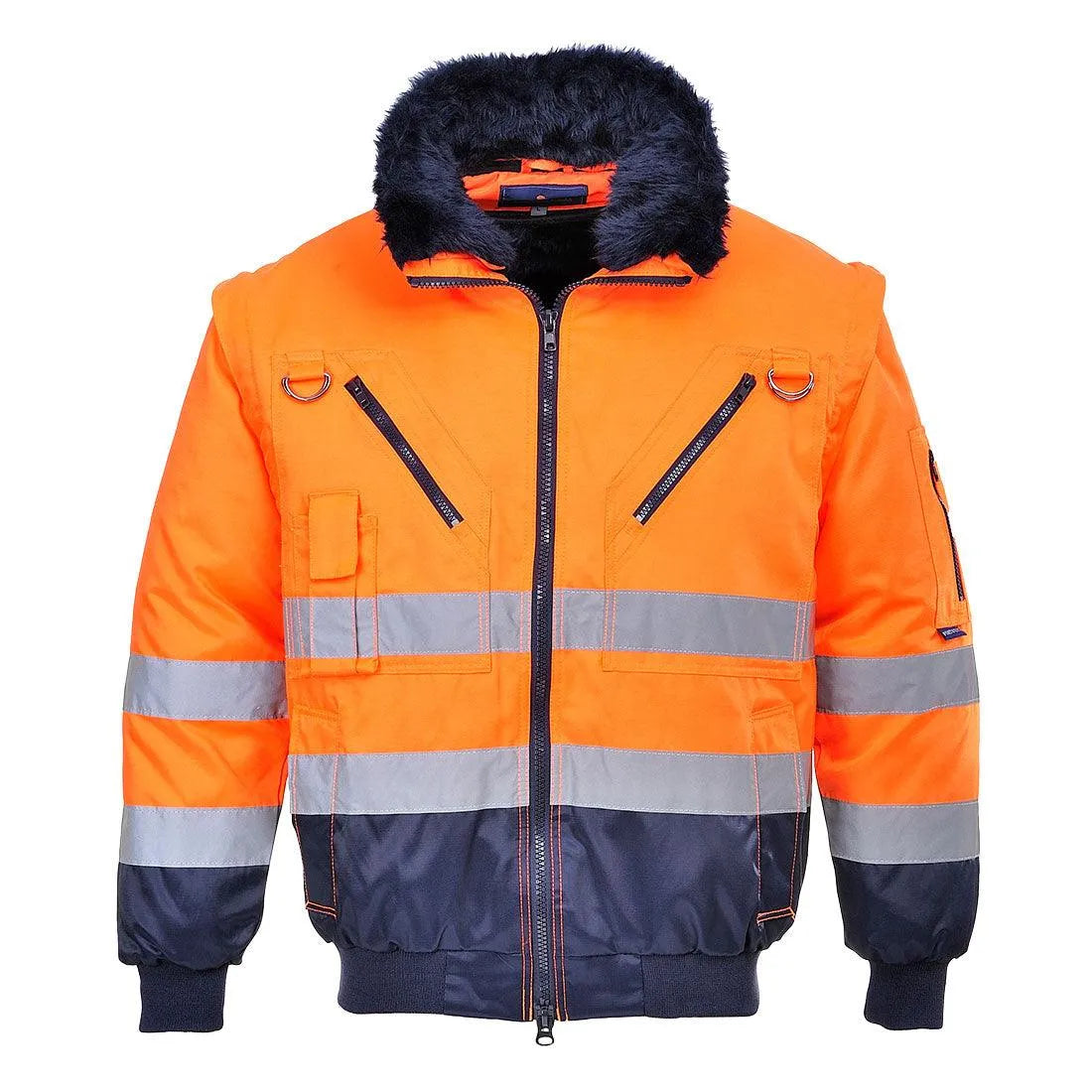 Hi-Vis 3-in-1 Contrast Pilot Jacket | STICK 2