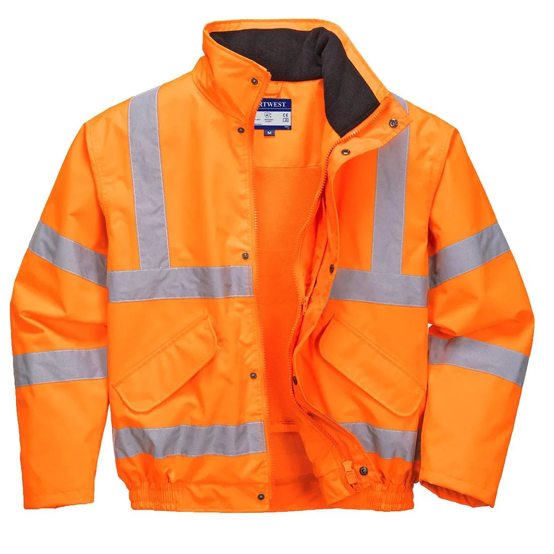Hi-Vis Breathable Rain Bomber Jacket | STICK 2