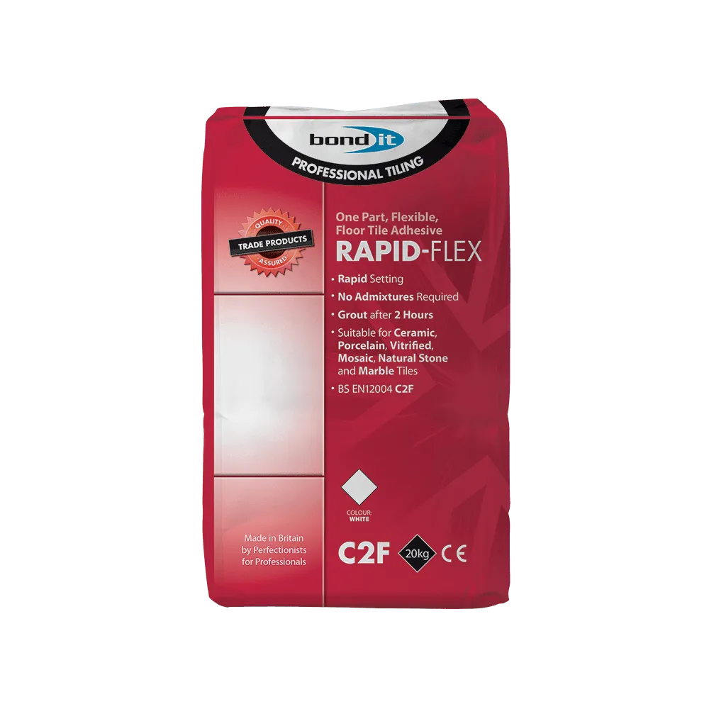 Rapid-Flex Tile Adhesive for All Ceramic Floor and Wall Tiles | STICK 2