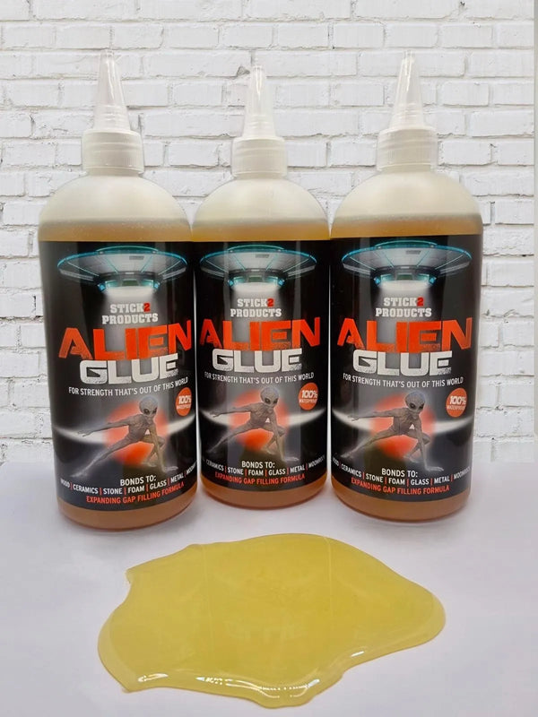 Alien Glue - Waterproof Adhesive For Wood, Glass & More - 500ml | STICK 2